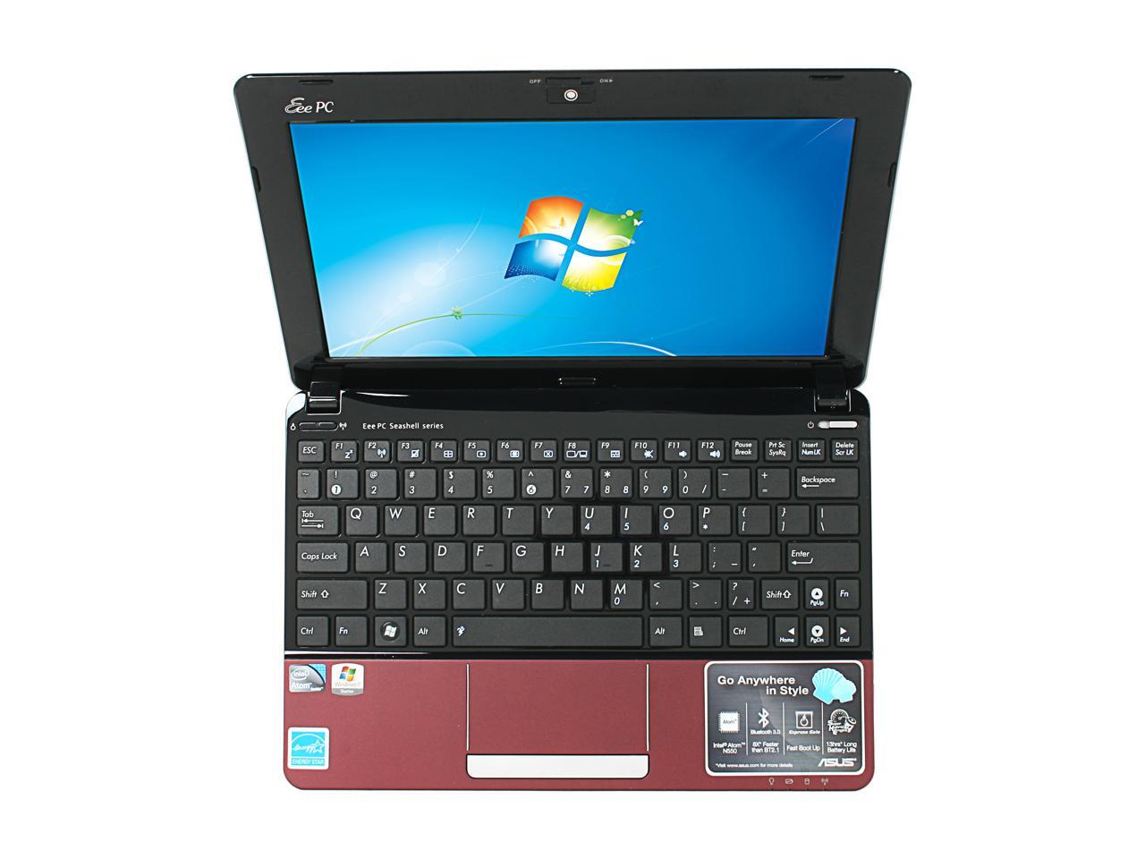 ASUS Eee PC 1015PEM-PU17-RD Red 10.1" WSVGA Netbook - Newegg.com