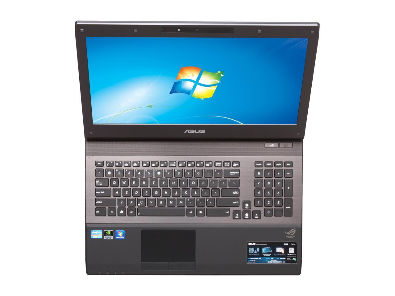 ASUS Laptop G74 Series Intel Core i7-2630QM 12GB Memory 1.5TB HDD ...