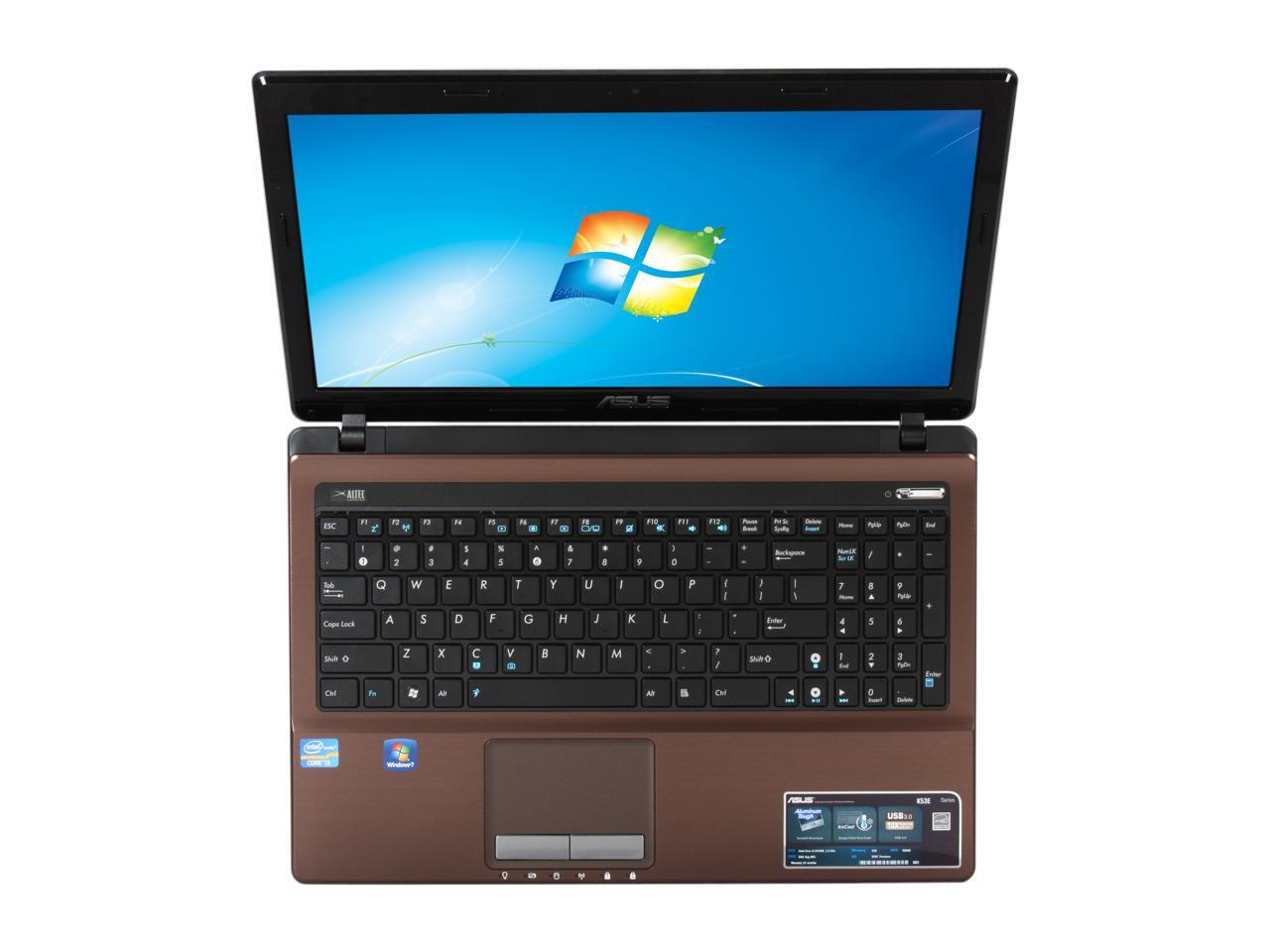 ASUS Laptop Intel Core i3-2330M 4GB Memory 500GB HDD Intel HD Graphics ...