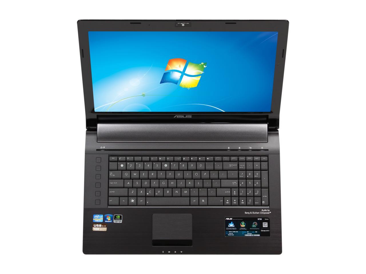 ASUS Laptop Intel Core i7-2670QM 6GB Memory 750GB HDD NVIDIA GeForce GT ...