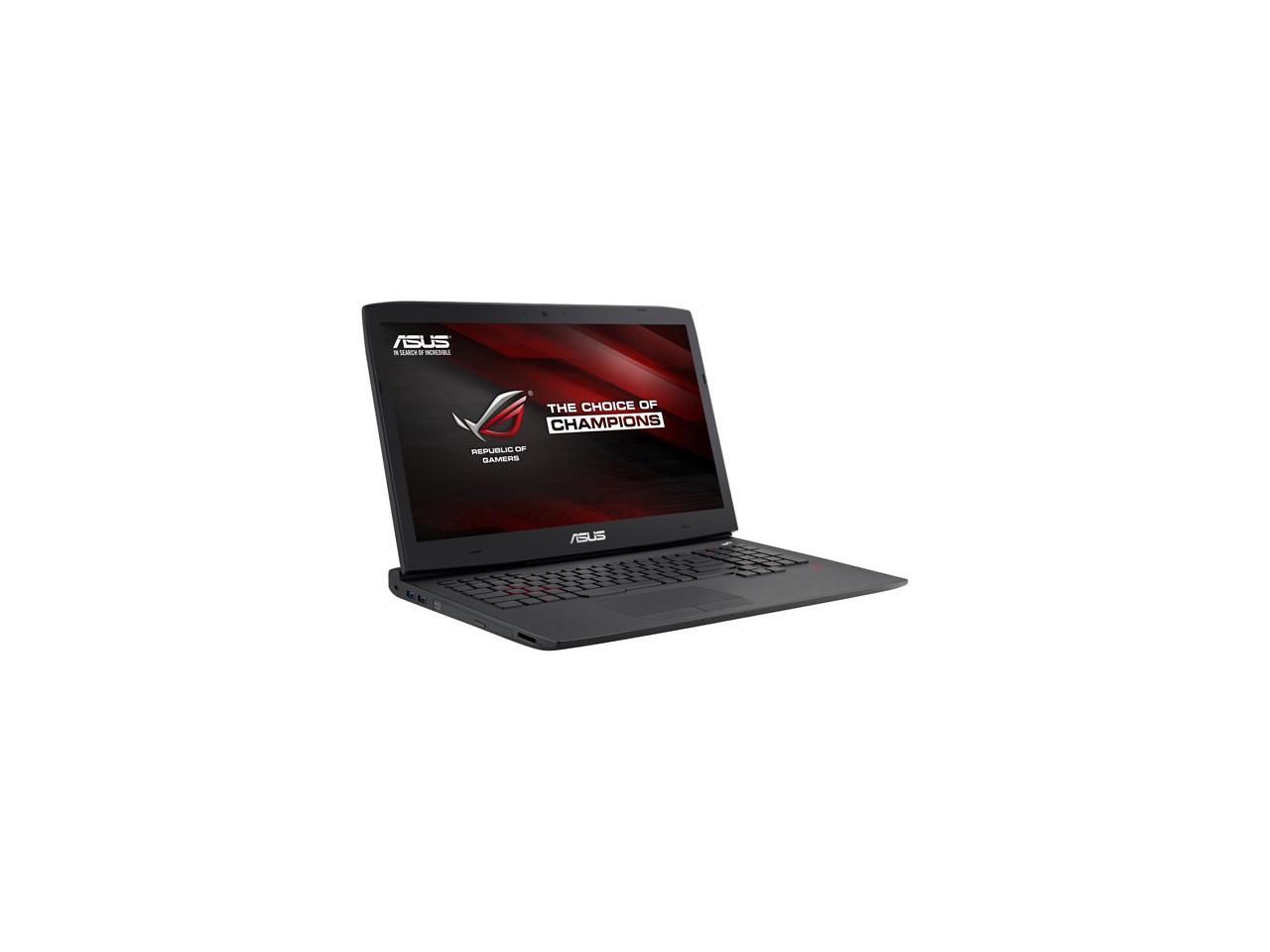 ASUS ROG G751JL-DS71-CA Gaming Laptop Intel Core i7-4720HQ 2.6 GHz 17.3 ...