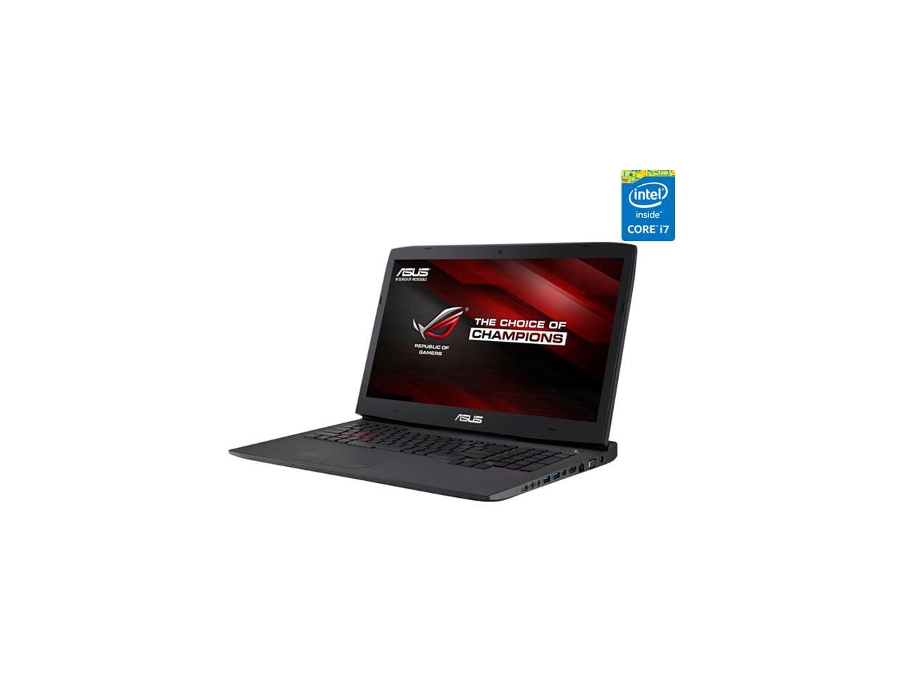 ASUS ROG G751JL-DS71-CA Gaming Laptop Intel Core i7-4720HQ 2.6 GHz 17.3 ...