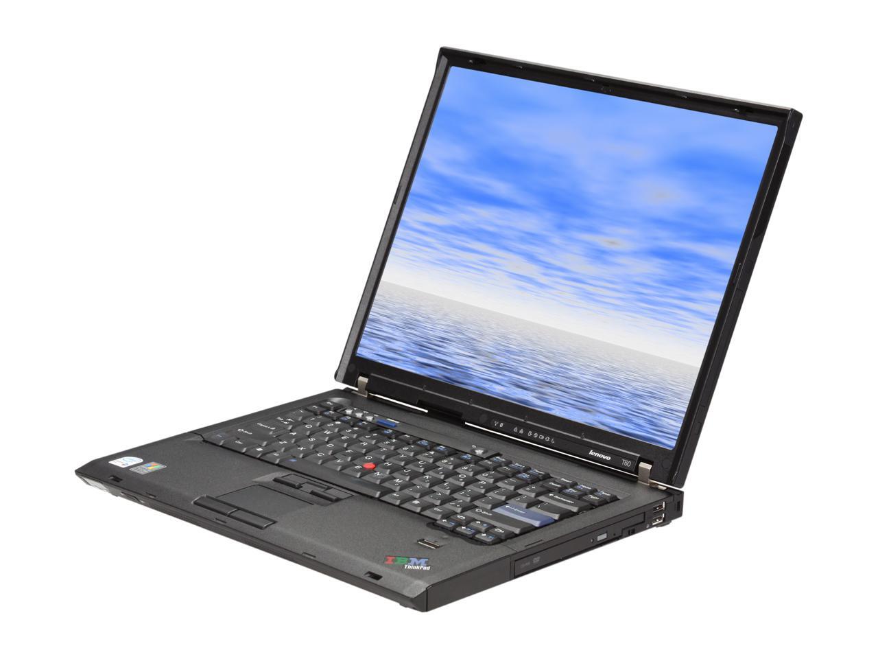 ThinkPad T Series T60 Notebook Intel Core Duo T2400(1.83GHz) 15" 1GB ...