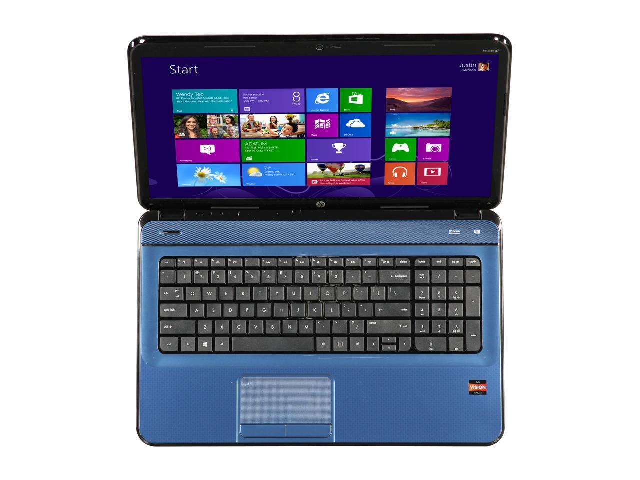 HP Laptop Pavilion AMD A6-4400M 6GB Memory 1TB HDD AMD Radeon HD 7520G ...