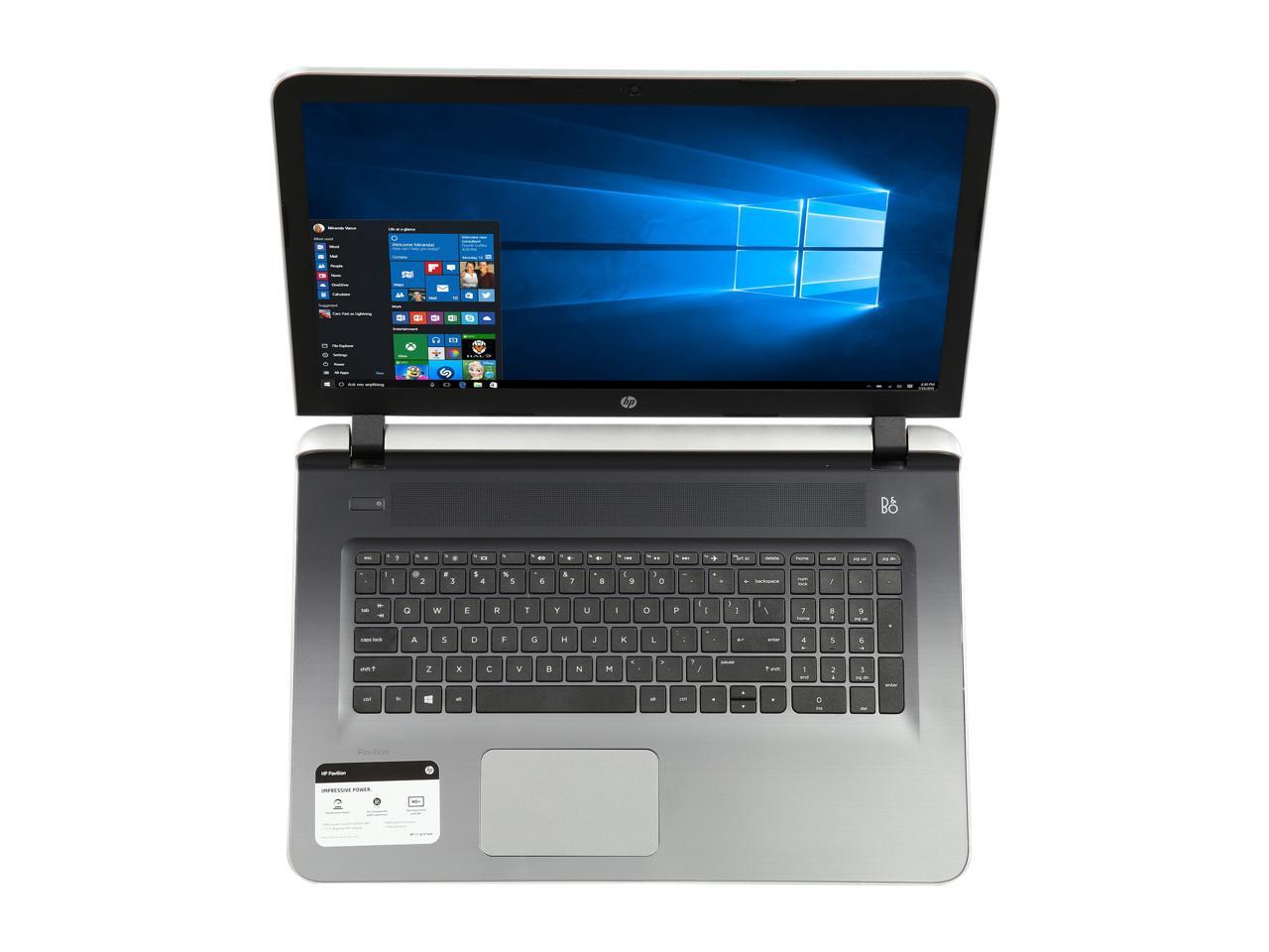 Refurbished: HP Laptop Pavilion AMD A10-8700P 8GB Memory 1TB HDD 17.3 ...