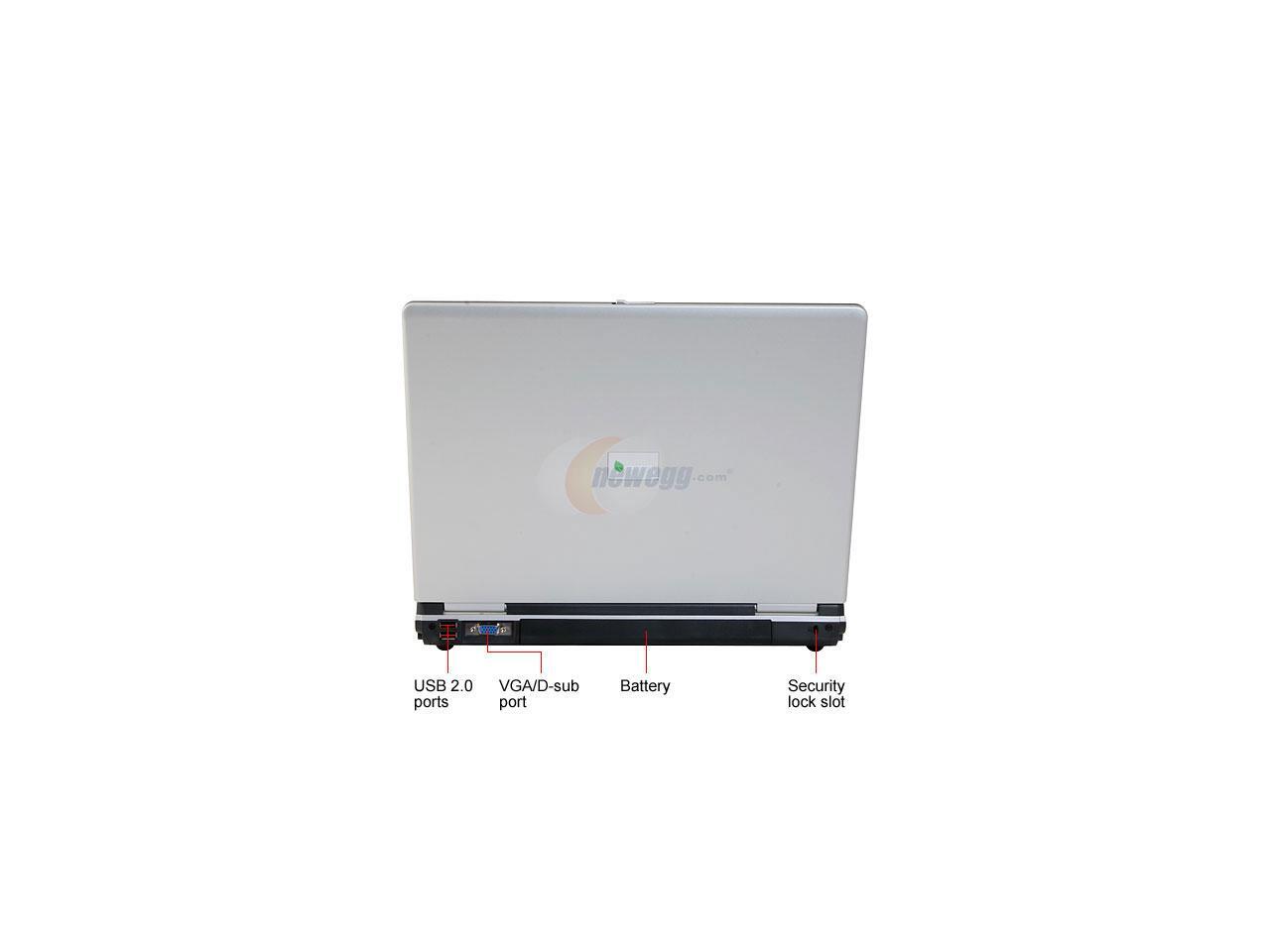 EVEREX Laptop 1.50GHz 512MB Memory 60GB HDD VIA Chrome 9 HC IGP 15.4 ...