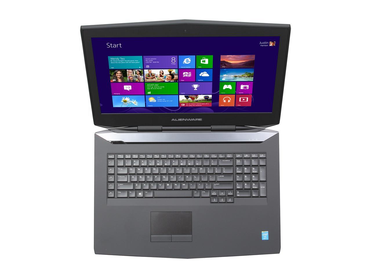 Alienware Laptop Intel Core i7 4th Gen 4700MQ (2.40GHz) 16GB Memory 750GB HDD Dual NVIDIA ...