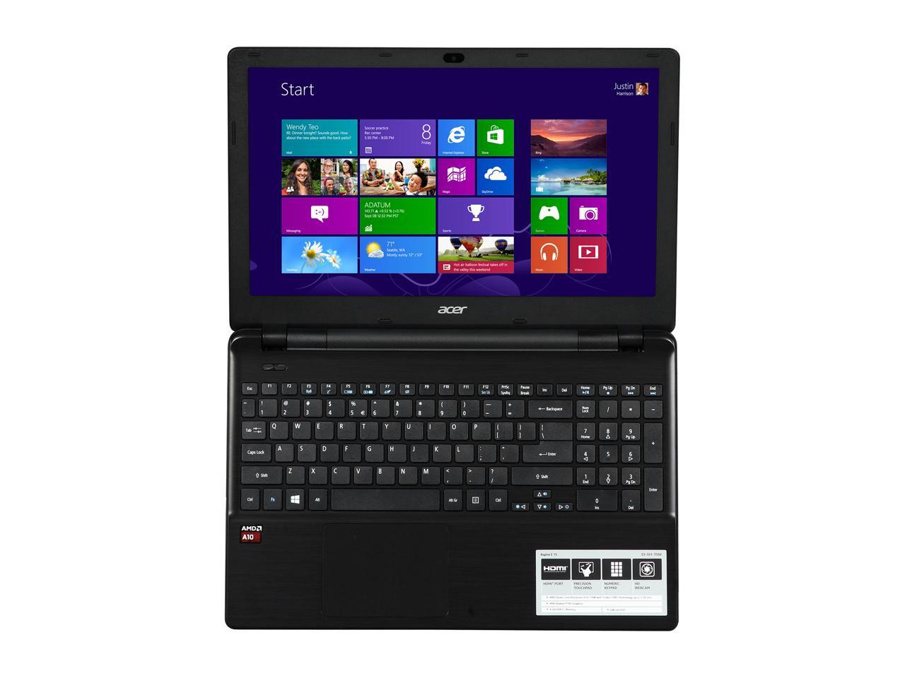 Acer Laptop Aspire AMD A10-Series A10-7300 (1.90GHz) 4GB Memory 500GB ...