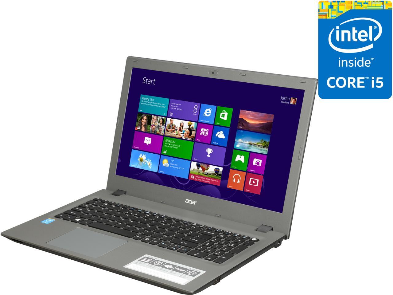 Acer Laptop Aspire Intel Core i5-5200U 4GB Memory 500GB HDD Intel HD ...