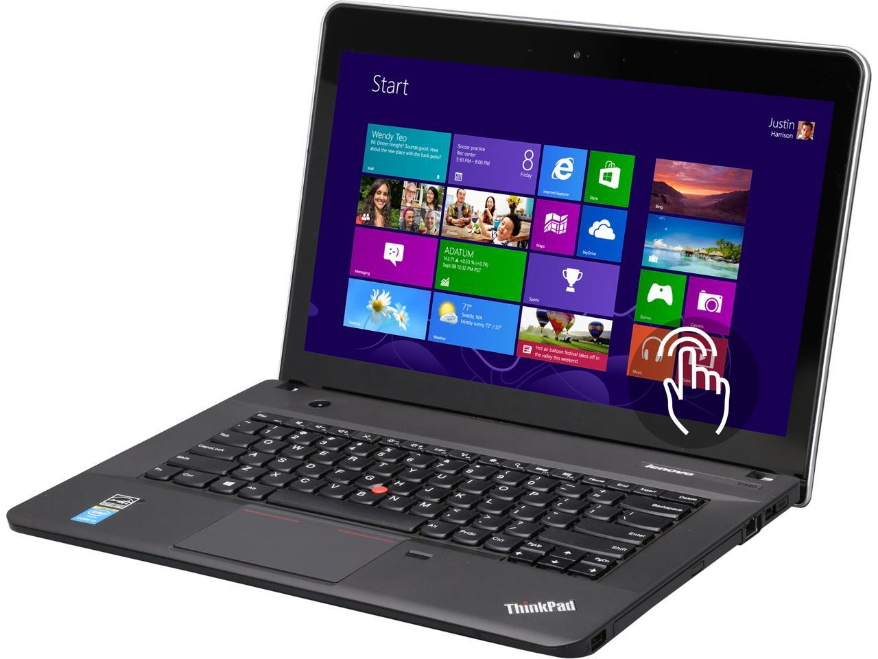 ThinkPad Edge E440 Touch (20C5008UUS) Intel Core i3-4000M 2.4GHz 14.0 ...