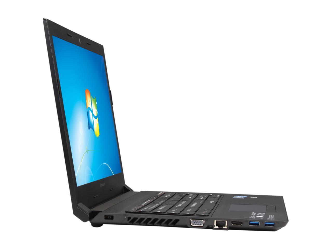 Lenovo Laptop Intel Core i3-4030U 4GB Memory 500GB HDD Intel HD Graphics 4400 15.6" Windows 7 ...