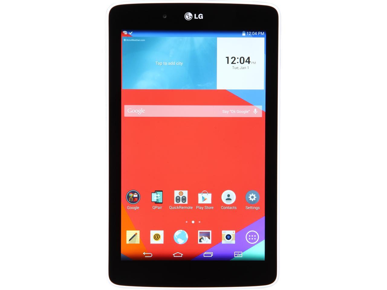 LG G Pad 7.0 LGV400.AUSAWH 8GB Flash Storage 7.0" Tablet - Newegg.com