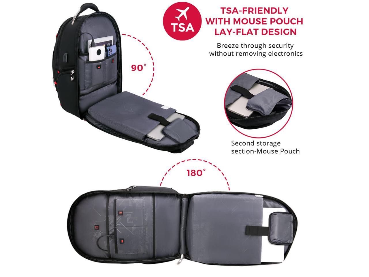 Swissdigital Black Pixel Business Backpack - Water Resistant – 15.6 ...