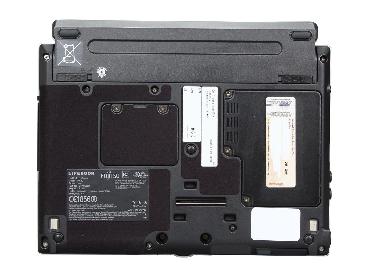 Refurbished: Fujitsu LifeBook P1630 8.9" Tablet PC - Newegg.com