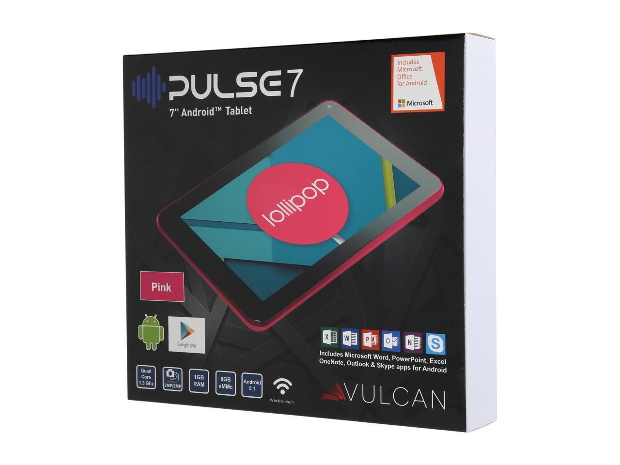 Vulcan Pulse 7 VT0701A08B 8GB Flash Storage 7" Tablet PC - Newegg.com