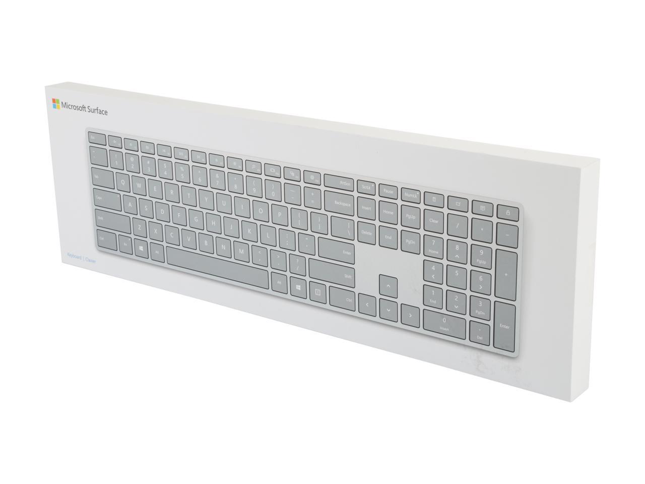 Microsoft Surface Bluetooth Keyboard - Silver - WS2-00025 - Newegg.com