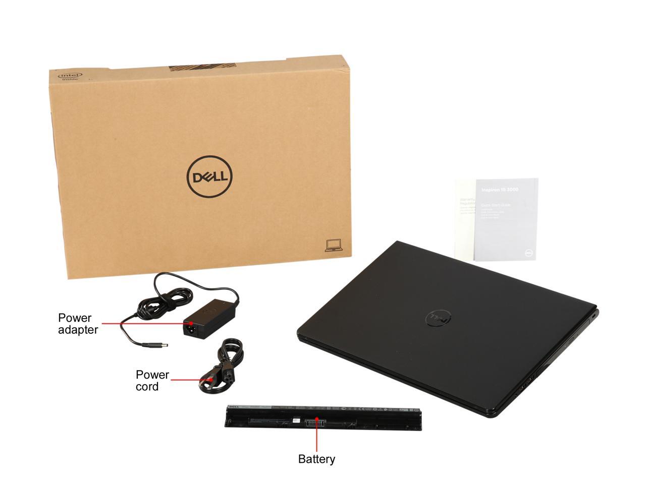 DELL Laptop Inspiron Intel Celeron N3060 4GB Memory 500GB HDD Intel HD ...