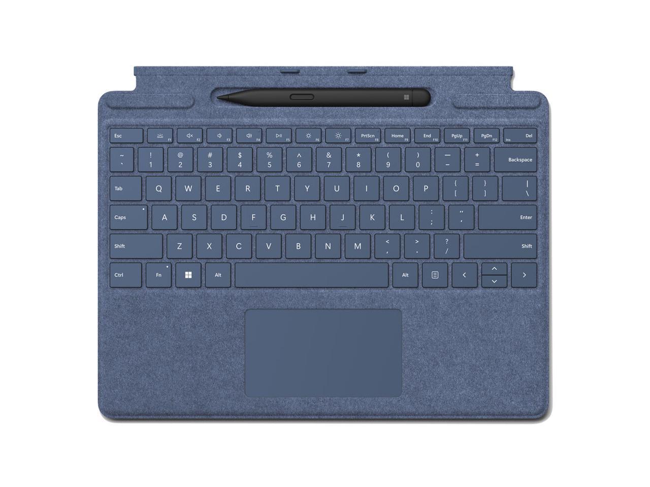 Microsoft Surface Pro Signature Keyboard with Slim Pen 2 - Sapphire 8X8 ...