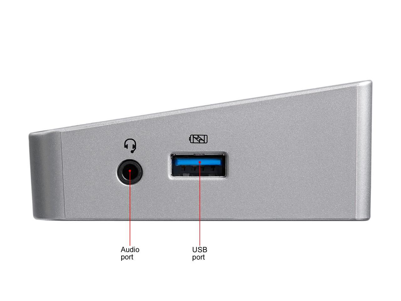 StarTech.com DK30CH2DEP Triple 4K Monitor USB C Dock with DisplayPort ...