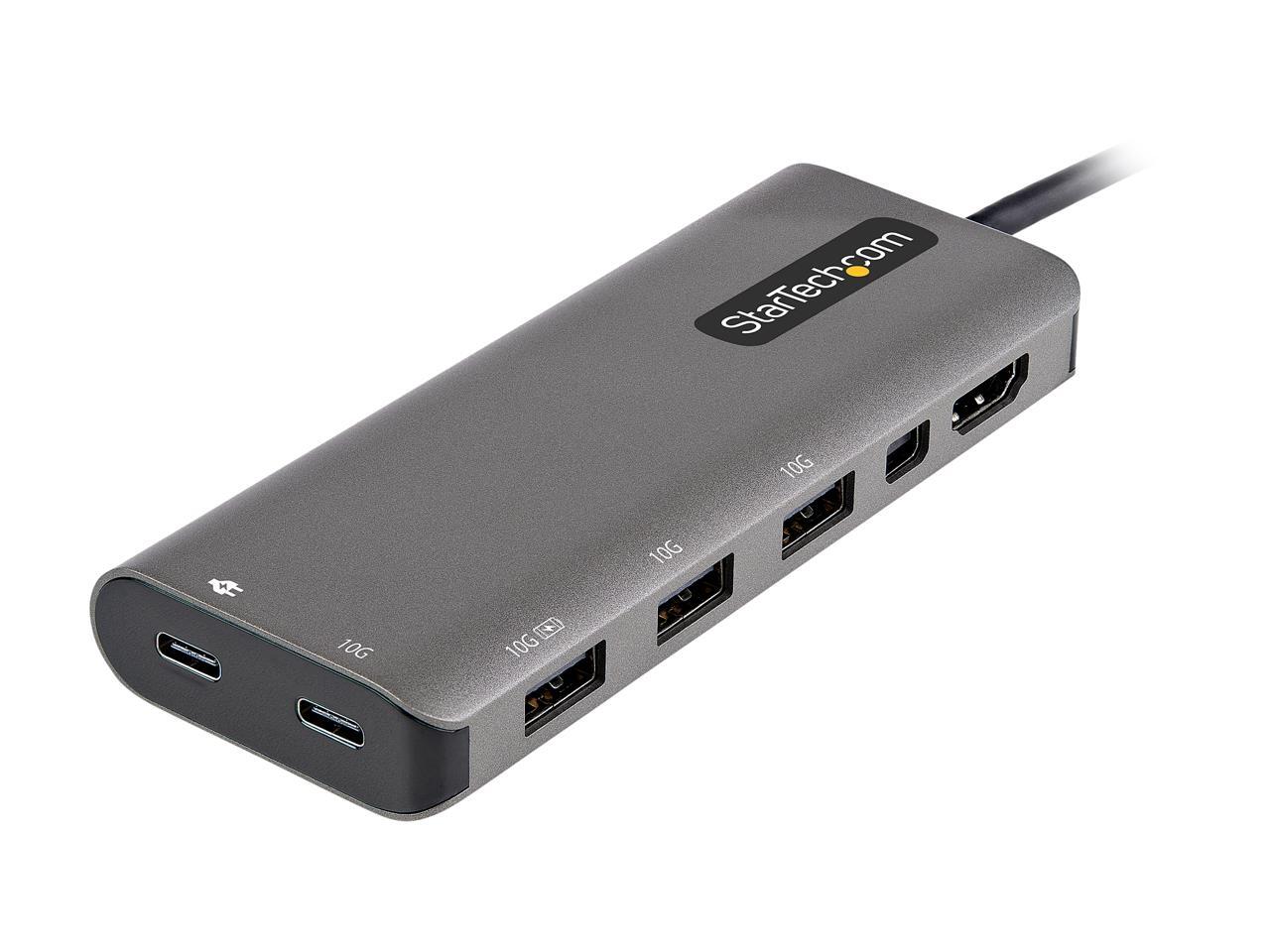 USB C Multiport Adapter, USB-C to HDMI or Mini DisplayPort 4K 60Hz ...