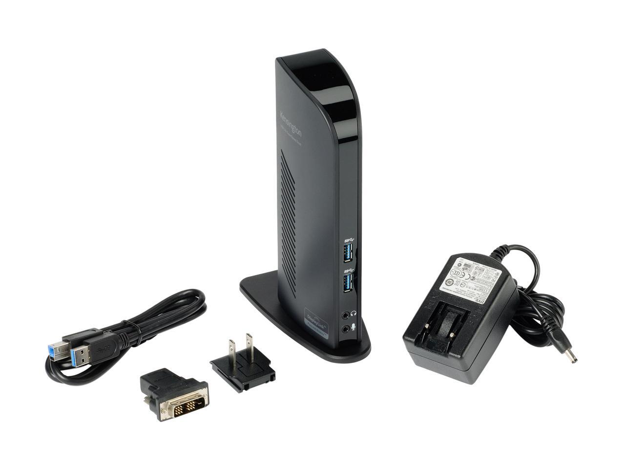 Kensington USB 3.0 Dual Display Docking Station HDMI/DVI/VGA - Newegg.com