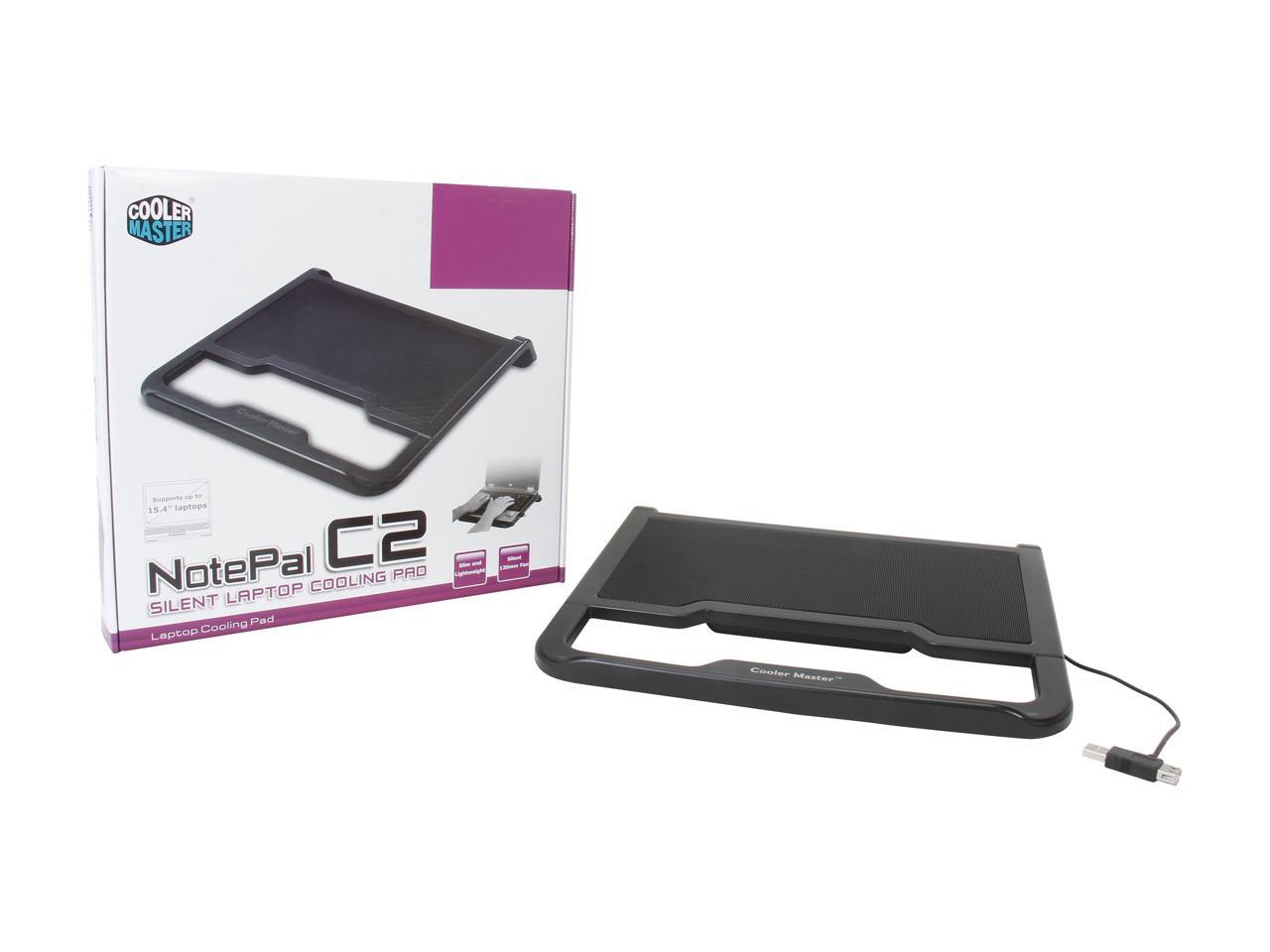 Cooler Master NOTEPAL C2 Movable Fan Laptop Cooling Pad R9-NBC-CMC2-GP ...