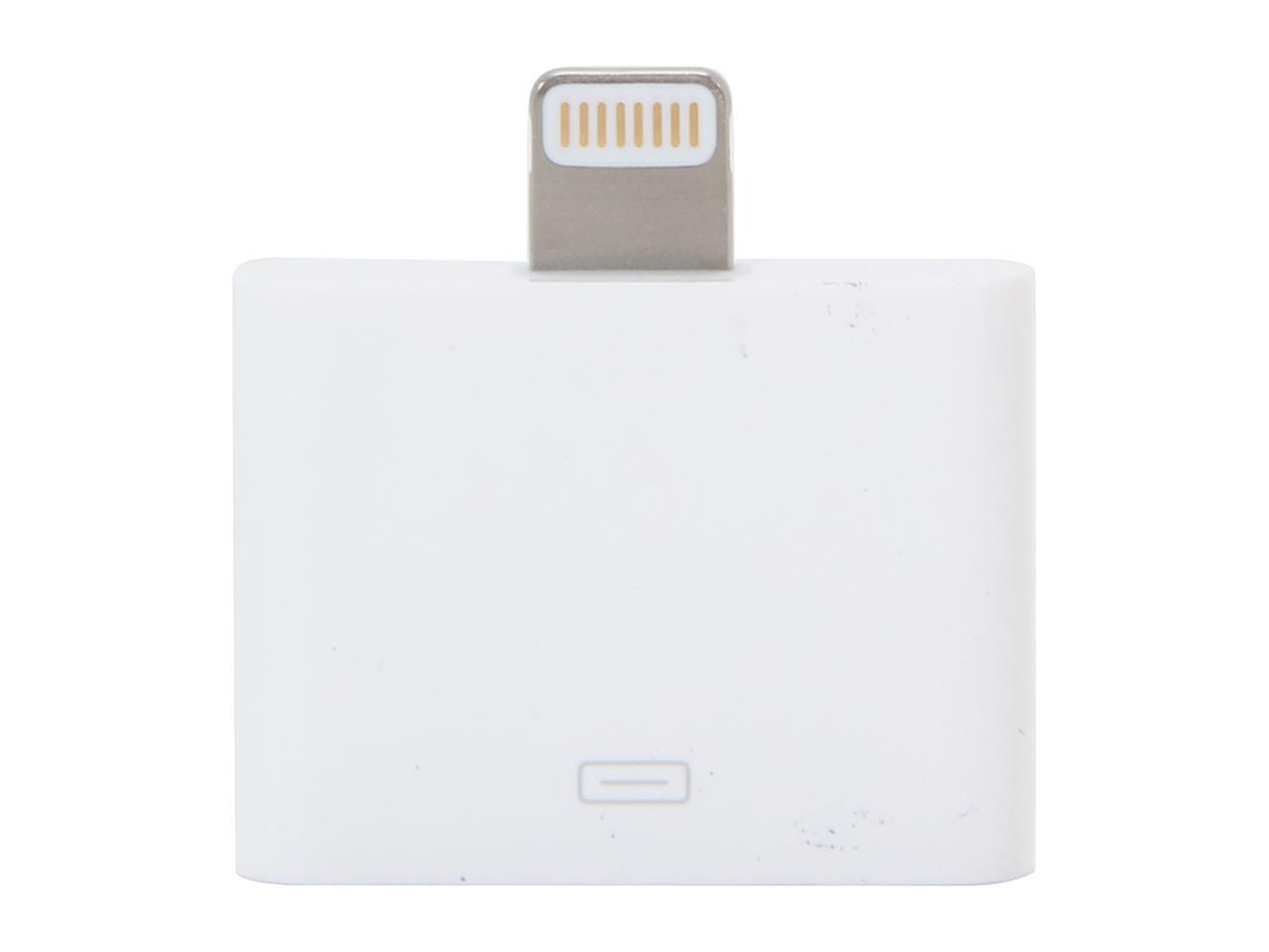 Apple Lightning to 30-pin Adapter - White (MD823ZM/A) - Newegg.com