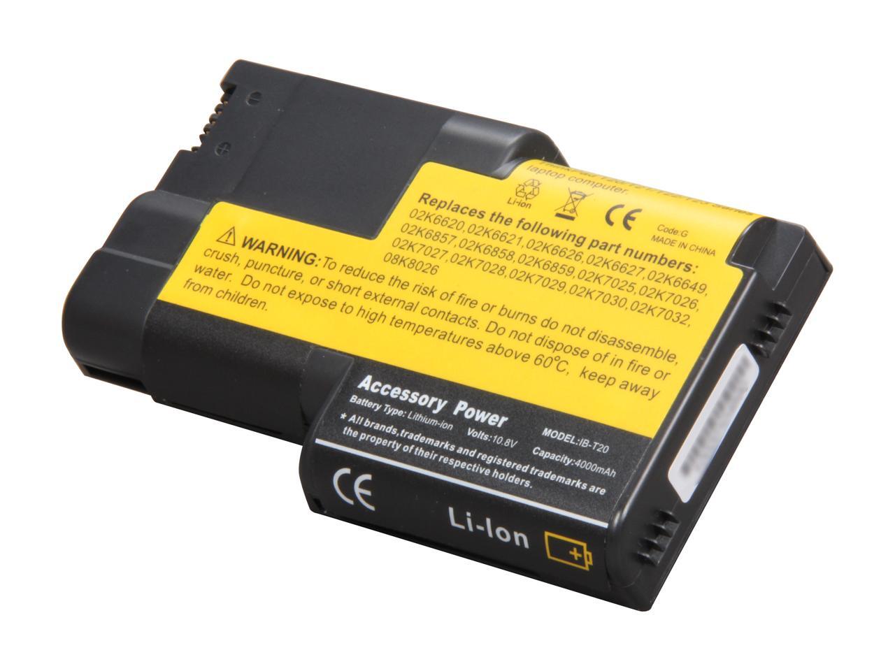 Accessory Power IB-T20 Equivalnet Battery For IBM T20/T22/T23 - Newegg.com