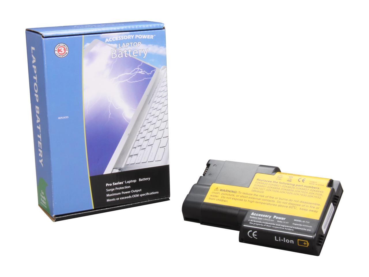 Accessory Power IB-T20 Equivalnet Battery For IBM T20/T22/T23 - Newegg.com