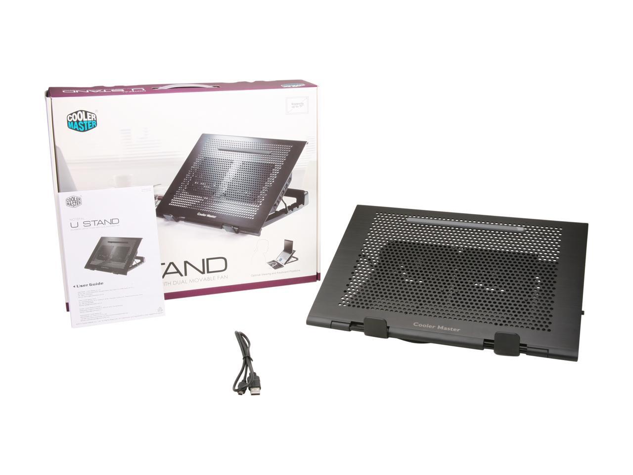 Cooler Master NotePal U Stand Laptop Cooling Pad Aluminum Base, up to ...