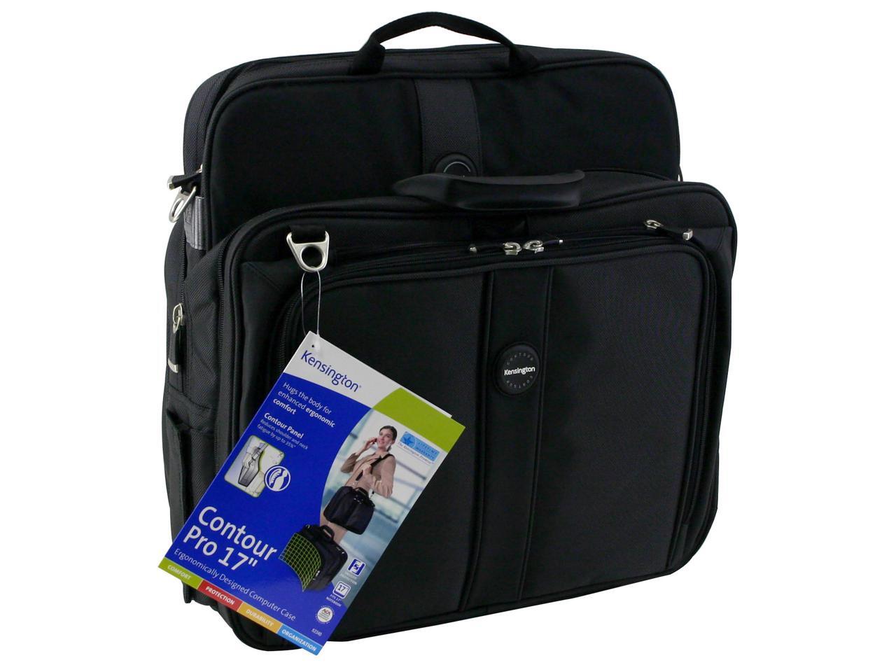 Kensington Black Contour Pro 17" Notebook Carrying Case Model 62340 ...