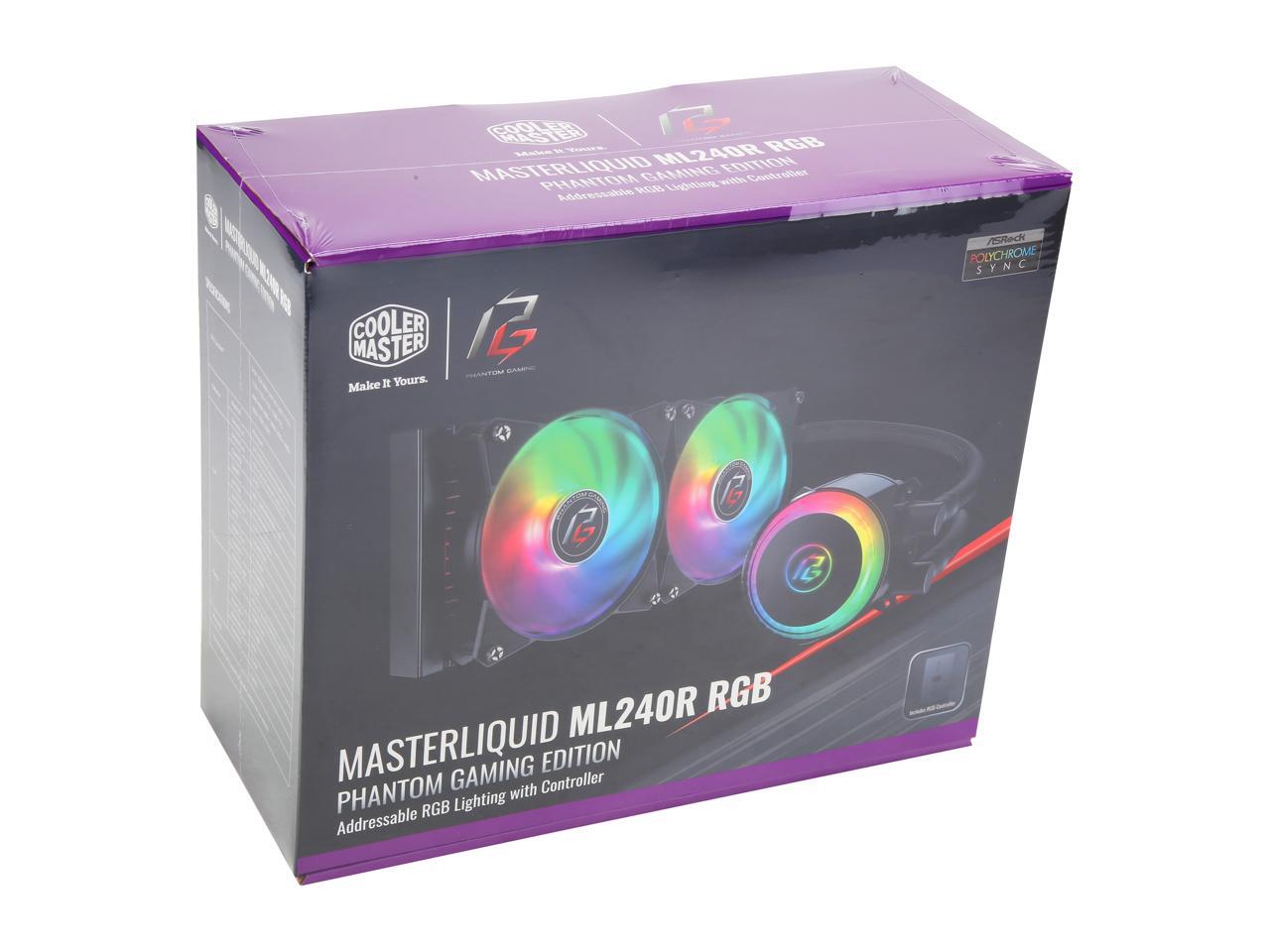 Cooler Master MasterLiquid ML240R Phantom Gaming ARGB Close-Loop AIO ...
