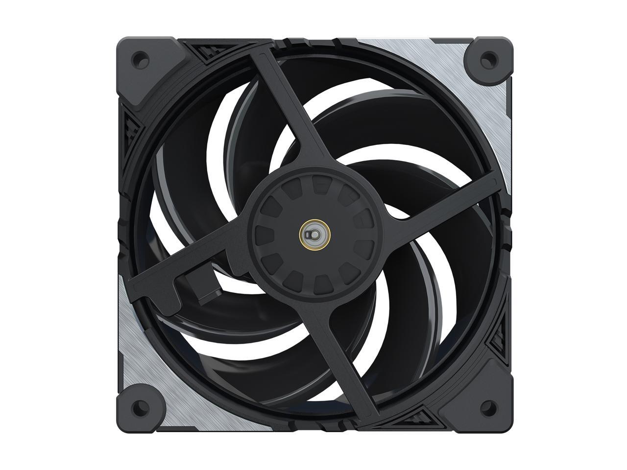Cooler Master MasterFan SF120M Performance PWM Fan w/ Patented Damping ...