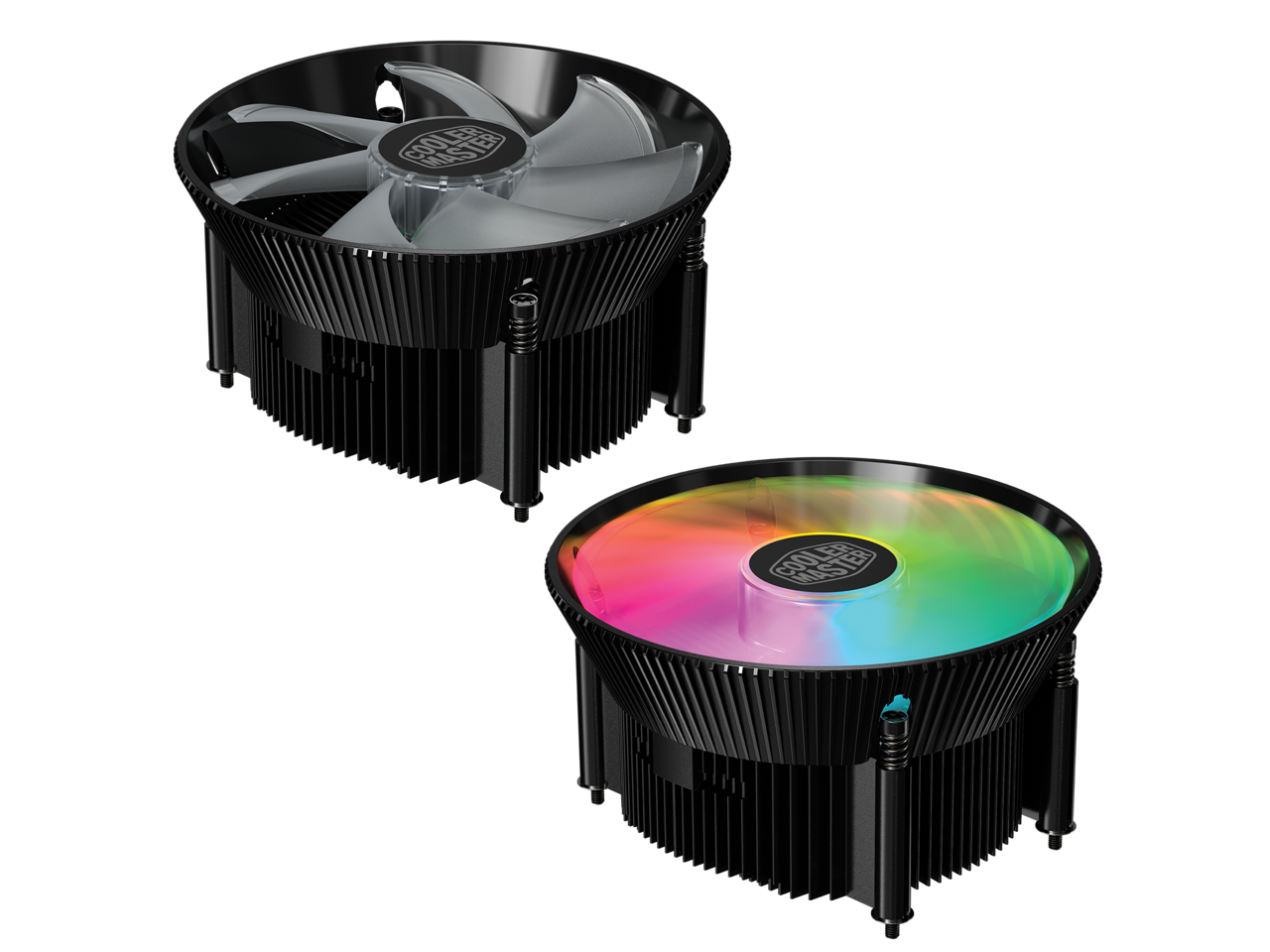 Cooler Master A71C ARGB AMD Ryzen AM4 Low-Profile CPU Air Cooler ...