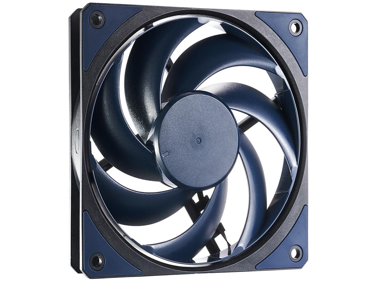 Cooler Master Mobius 120 Ring Blade Fan, Interconnecting Blades, Loop ...