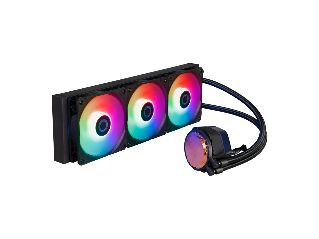 Cooler Master MasterLiquid 360 Atmos ARGB Close-Loop AIO Liquid Cooler ...