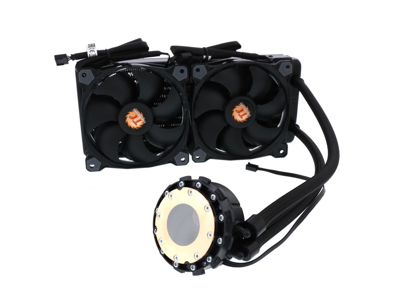 Thermaltake Water 3.0 Riing RGB 240 CL-W107-PL12SW-A Water Cooler ...