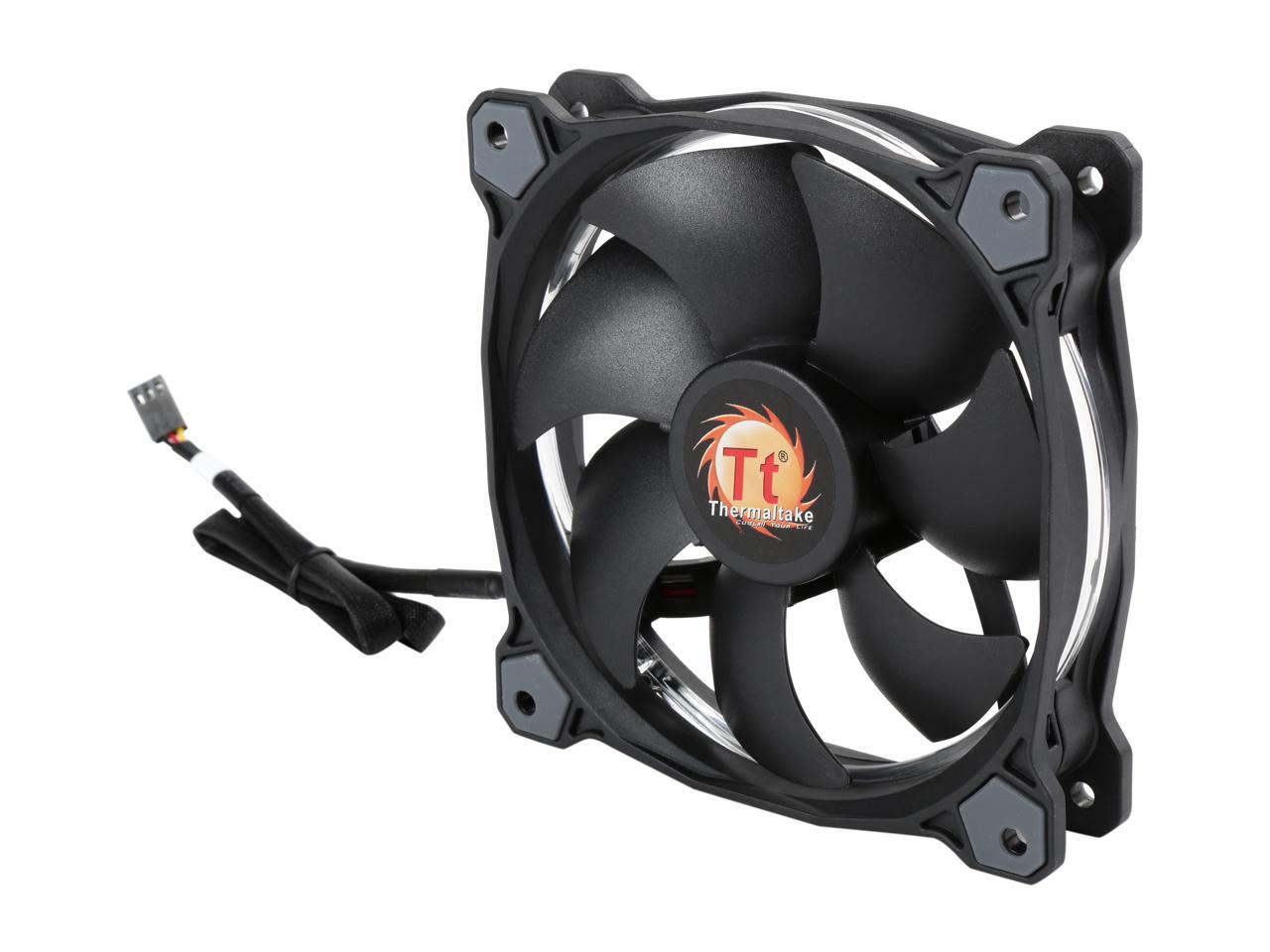 Thermaltake Riing 12 High Static Pressure 120mm Circular Ring LED Case ...