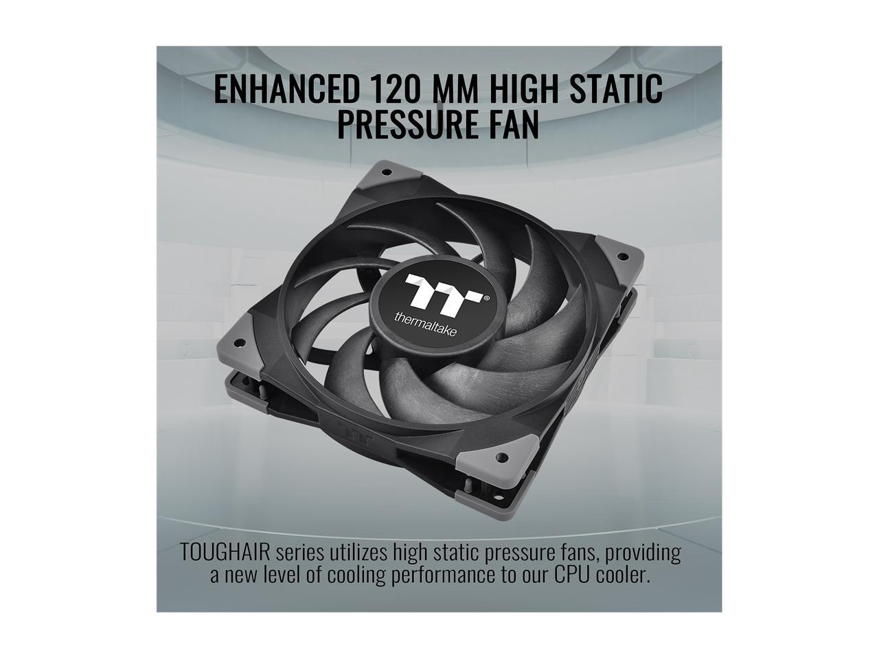 Thermaltake TOUGHAIR 110 140W TDP Top Flow CPU Cooler, Intel/AMD ...