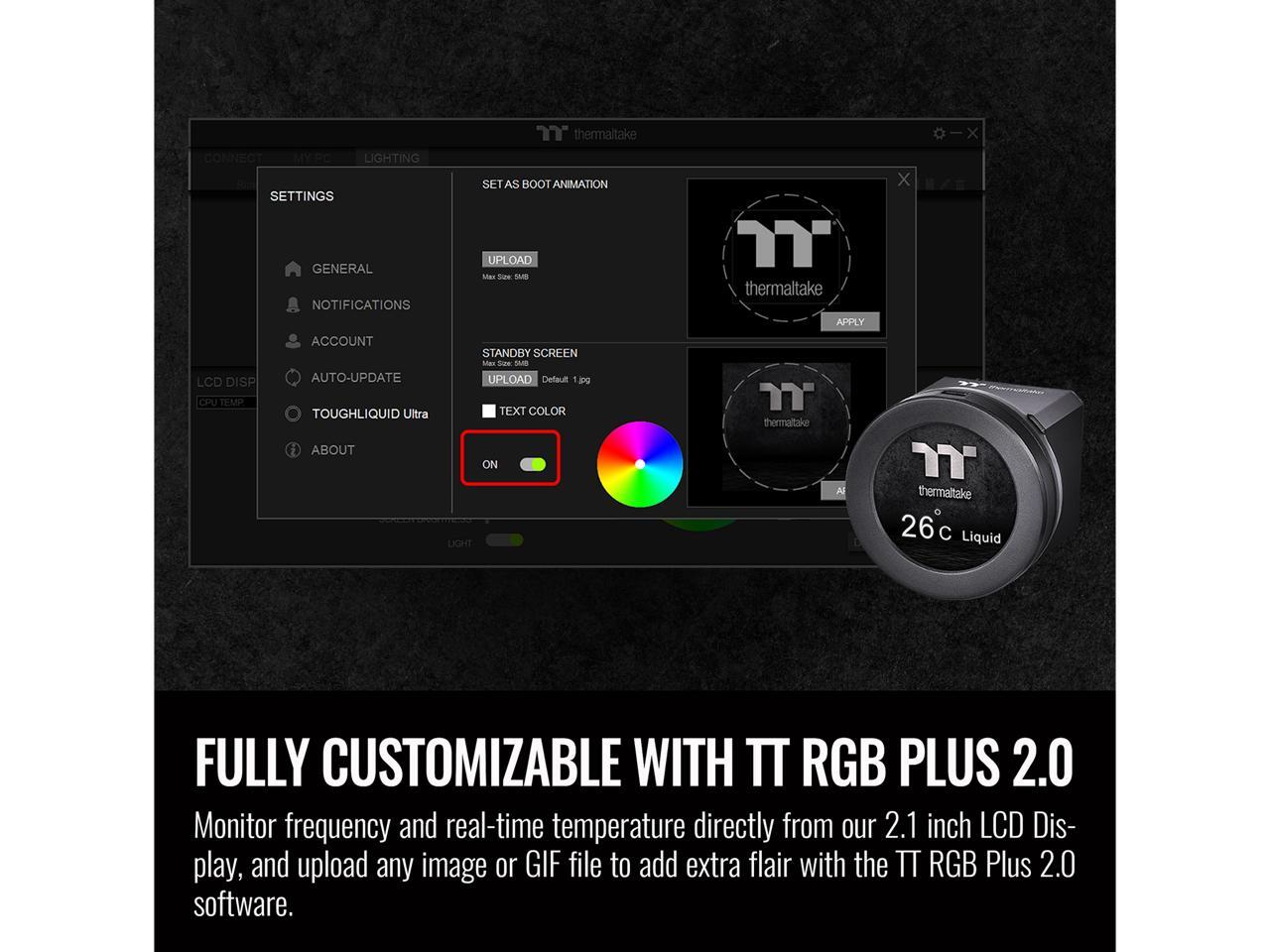 Thermaltake TOUGHLIQUID Ultra 360 LGA1700 Ready All-in-One Liquid CPU ...