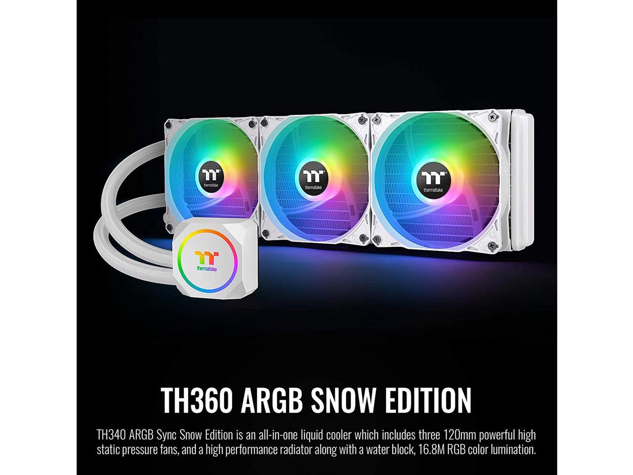 Thermaltake TH360 ARGB Motherboard Sync Snow Edition Intel LGA1700 ...