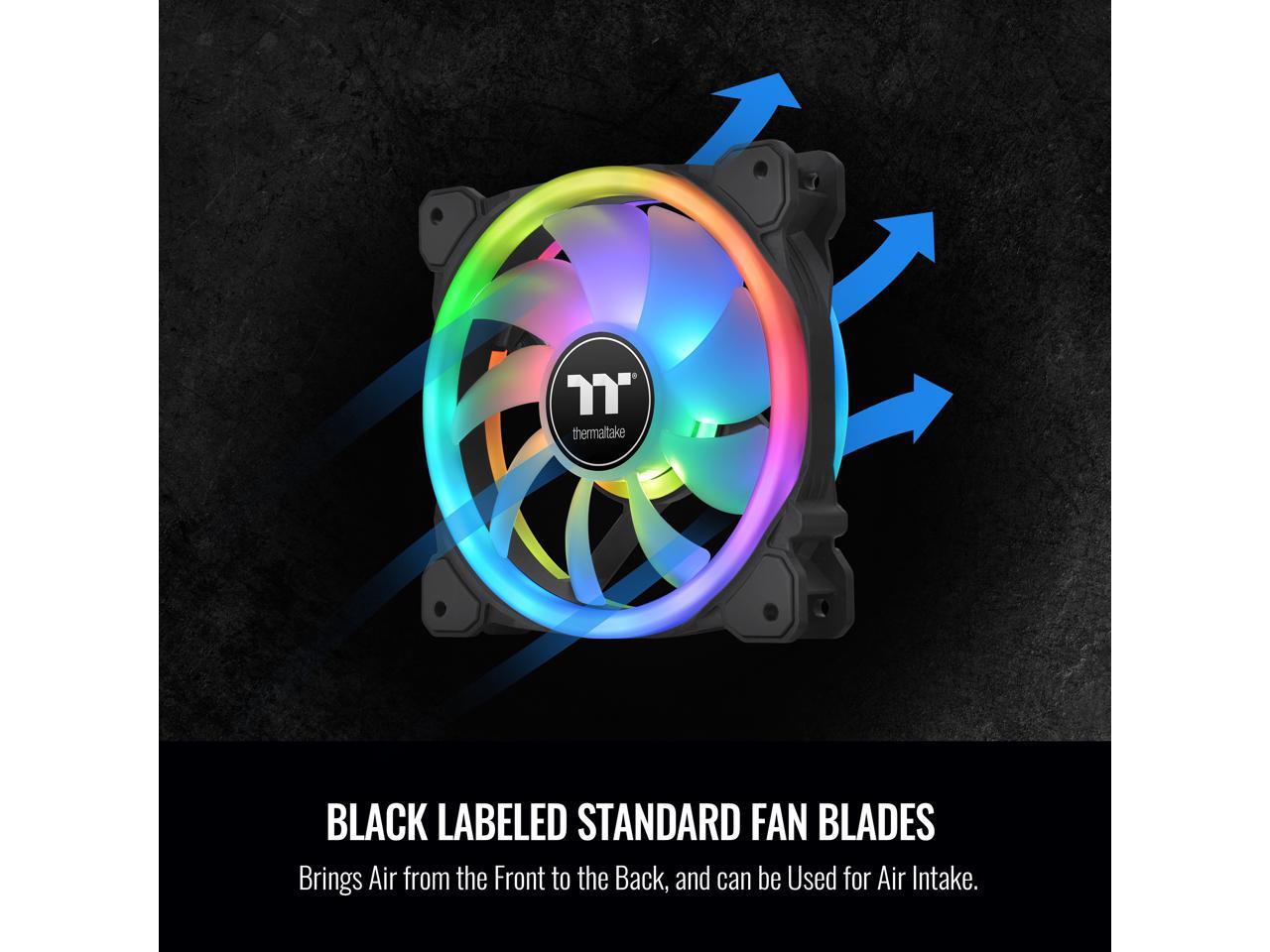 Thermaltake SWAFAN 12 RGB Radiator Fan TT Premium Edition 3 Pack ...