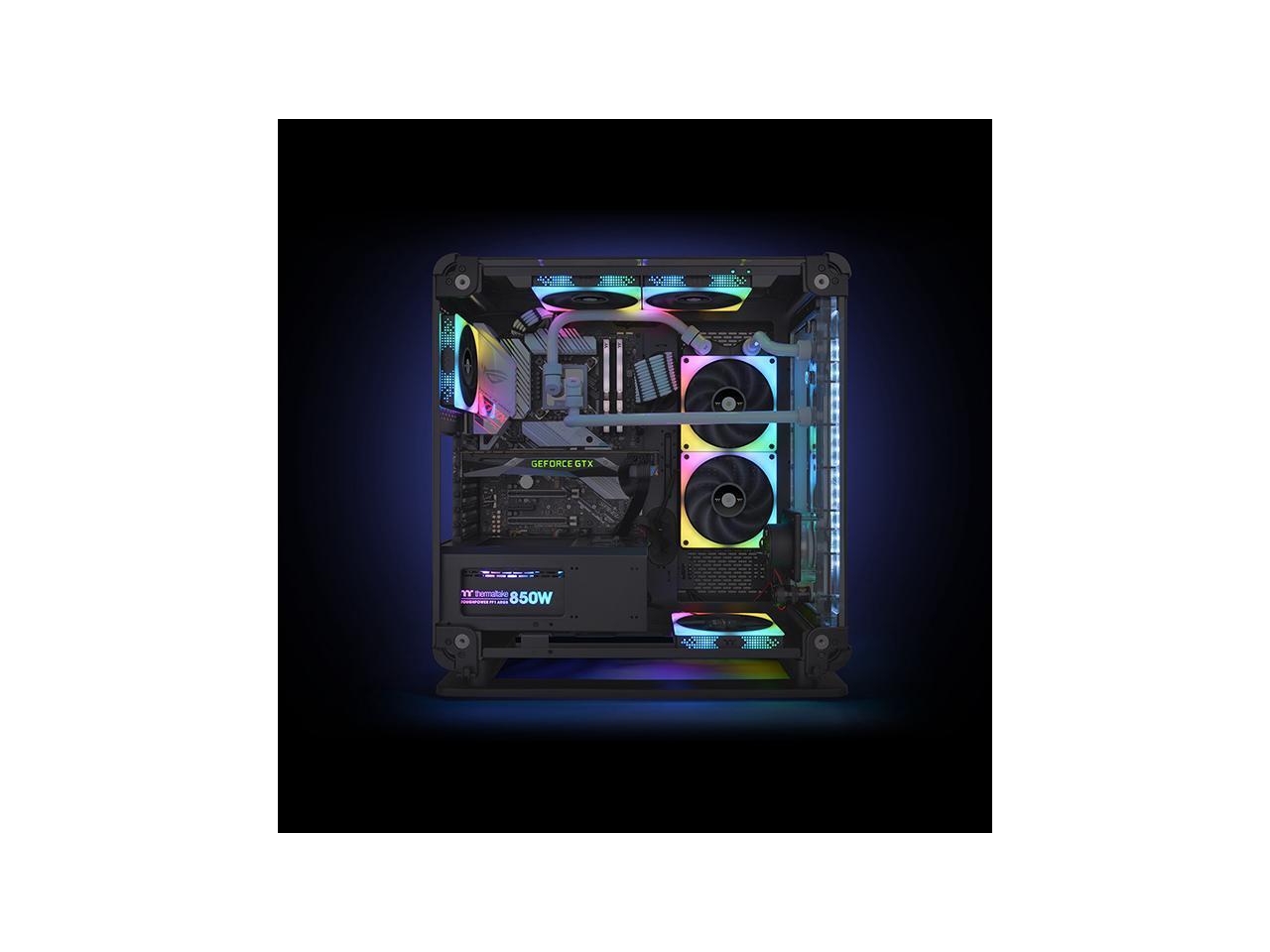 Thermaltake TOUGHFAN 14 RGB Radiator Fan 3 Pack, 16.8 million RGB ...