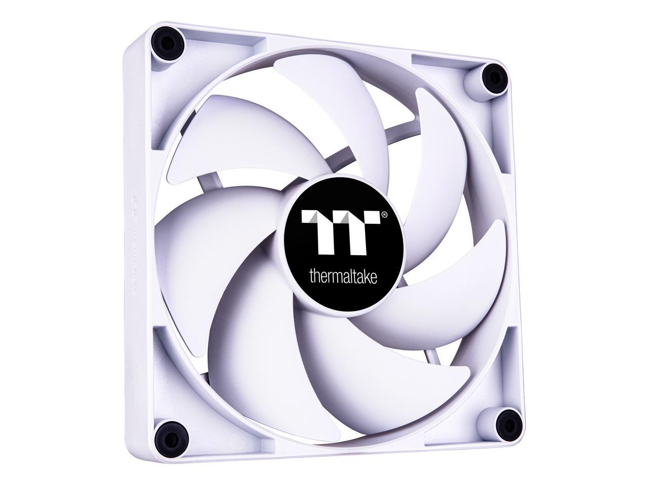 Thermaltake CT140 PC Cooling Fan White (2-Fan Pack), Daisy-Chain design ...