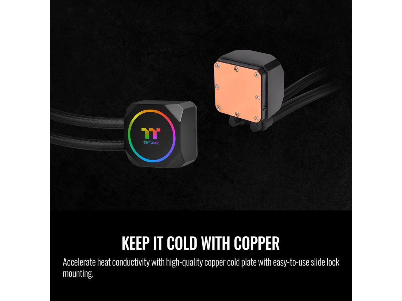 Thermaltake TOUGHLIQUID Ultra 420 RGB CPU Liquid Cooler, AMD(AM5/AM4 ...