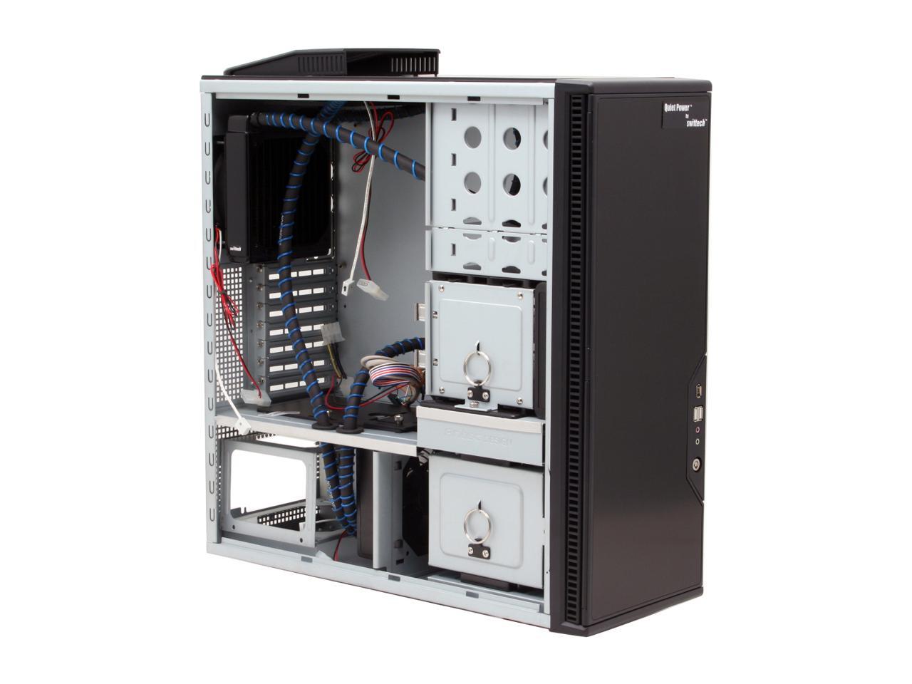 Swiftech Quiet Power P180 Liquid Cooling System with Antec P180B case ...