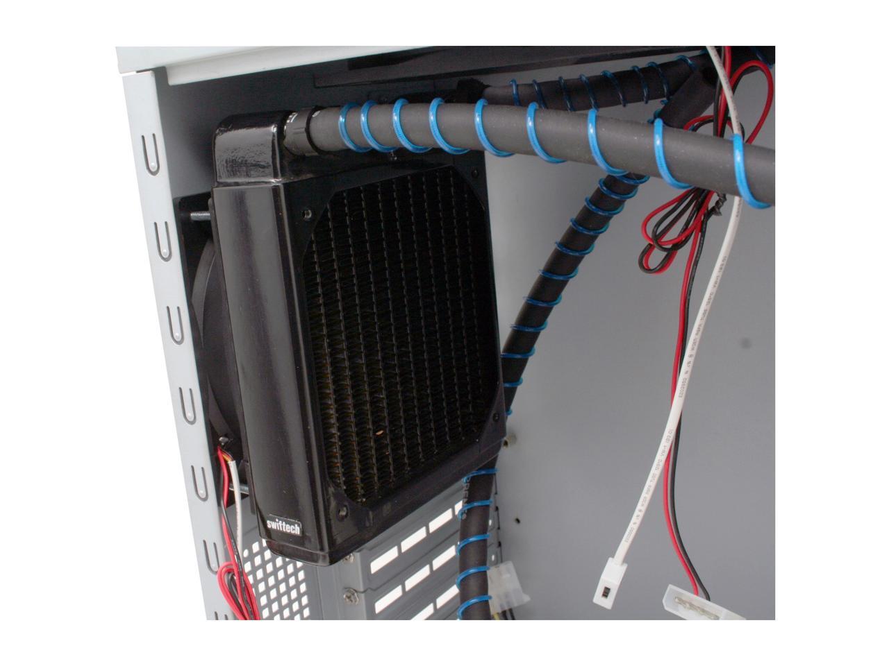 Swiftech Quiet Power P180 Liquid Cooling System with Antec P180B case ...