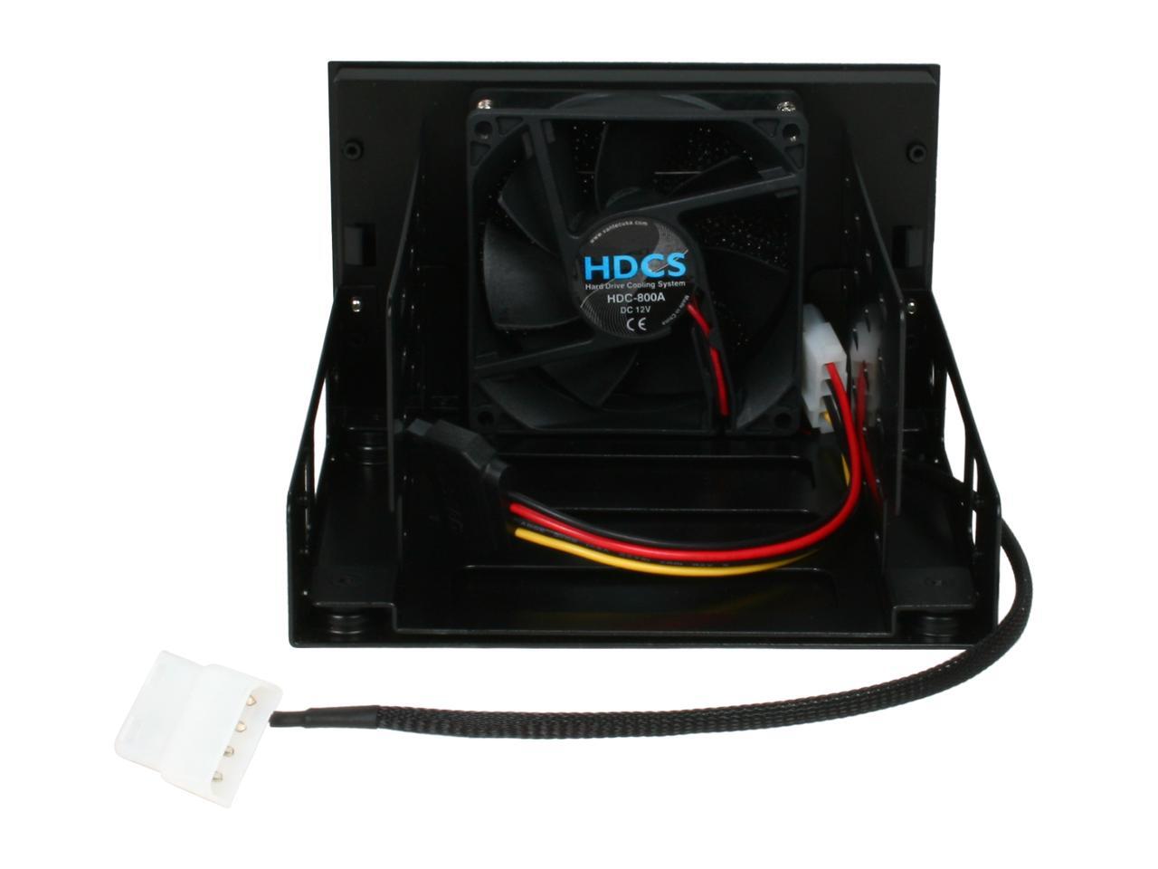 Vantec Hard Drive Cooling System with 80mm Fan - Model HDC-800A ...