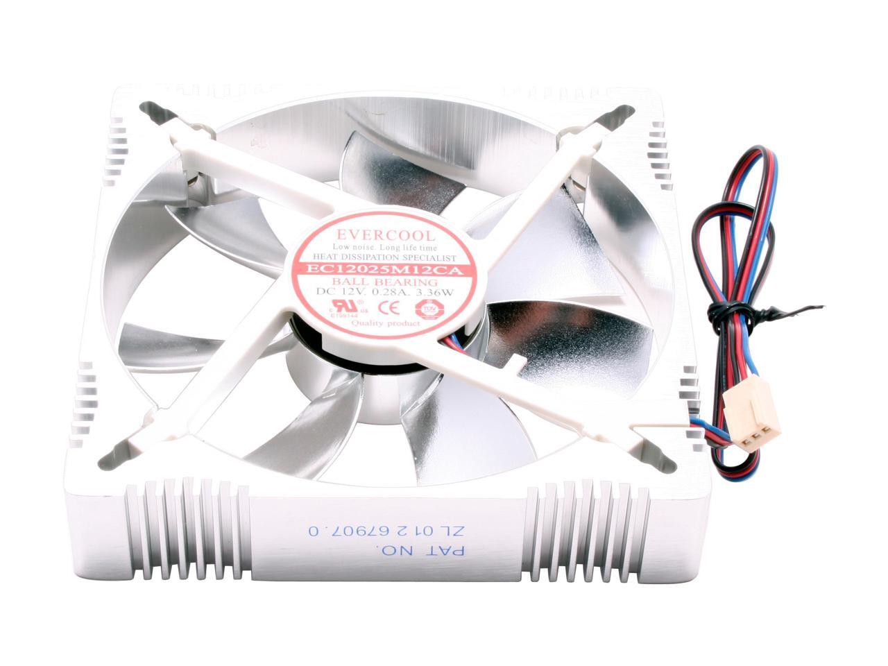 EVERCOOL FAN-AL12025B Aluminum Case Cooling Fan - Newegg.com