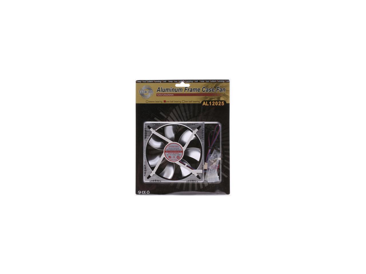 EVERCOOL FAN-AL12025B Aluminum Case Cooling Fan - Newegg.com